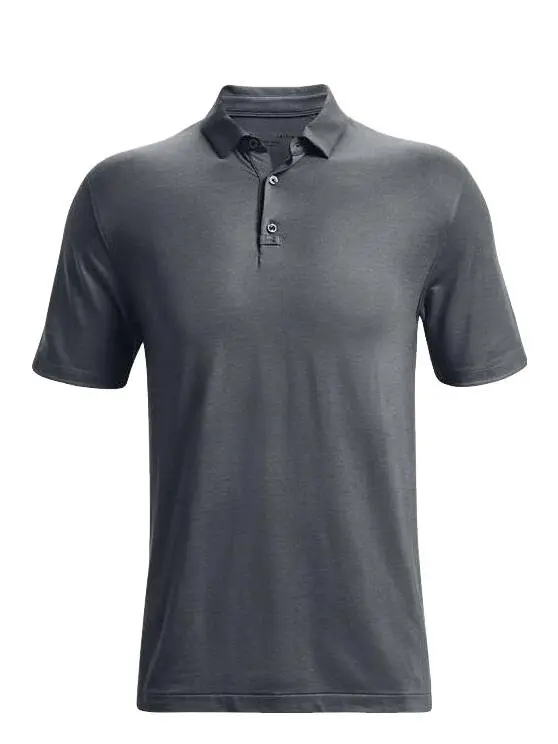 Under Armour Luxe Polo Shirts - Grey