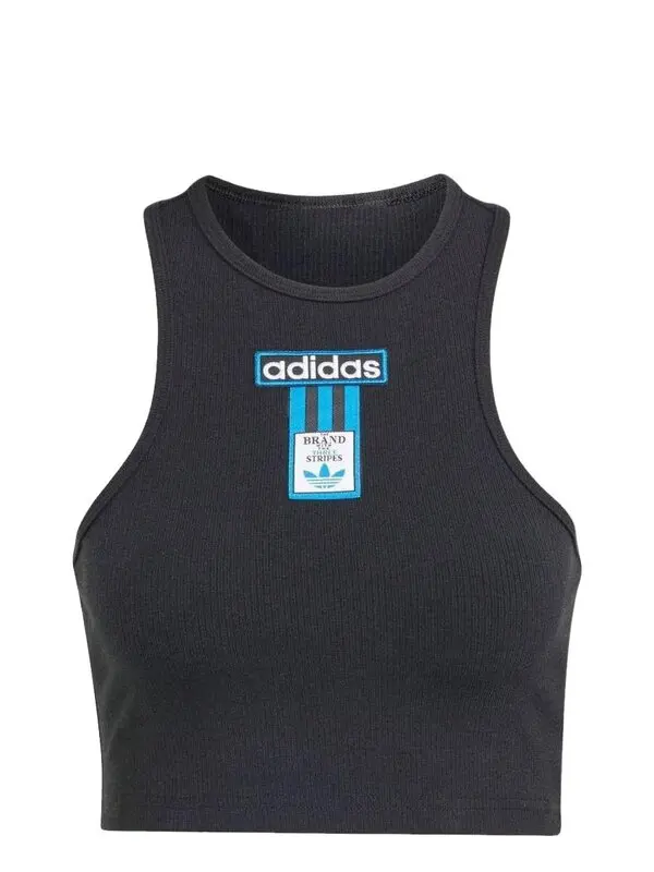 Adidas Adibreak Cropped Tank - Black