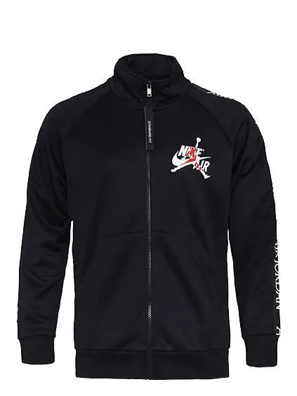 Nike Stand-up Collar Zipper Coat - Black