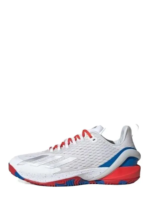 Adidas Adizero Cybersonic Sneakers - Cloud White/silver Metallic/bright Red