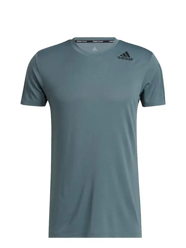 Adidas H.rdy 3s Tee Intense Training Short Sleeve T-shirt - Blue