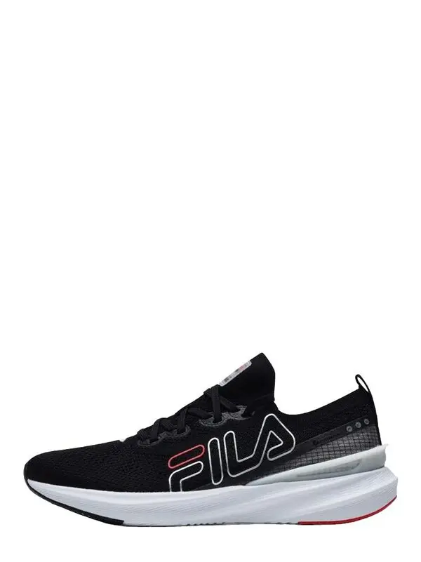 FILA Athletics Breathable Low-top Running Sneakers - Black