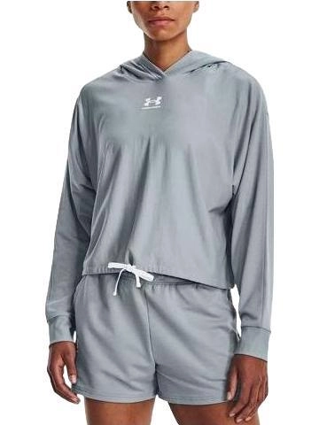 Under Armour Rival Terry Oversized Hoodie 'blue Grey - Blue/grey