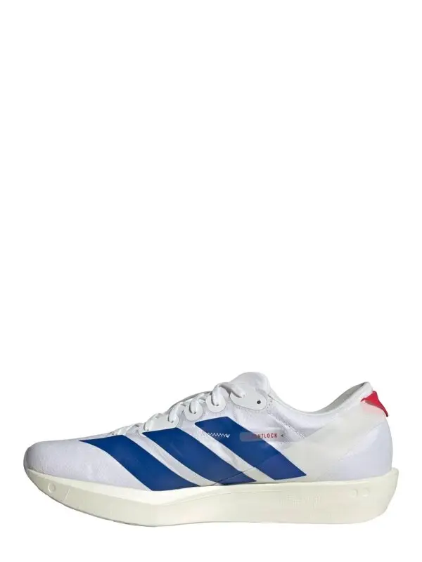 Adidas Adizero Adios Performance Sneakers - Cloud White/royal Blue/pure Ruby
