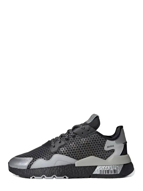 Adidas Nite Jogger "bar Code Graphic" Sneakers - Black