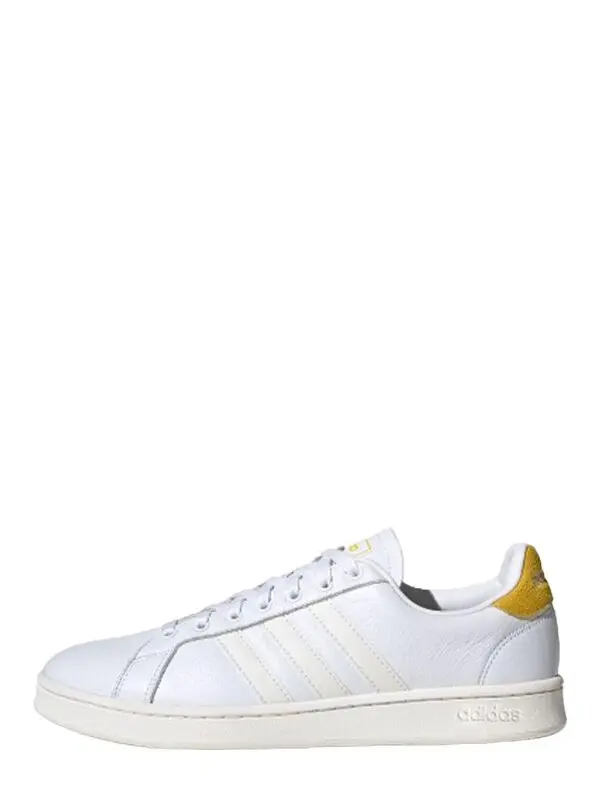 Adidas Neo Grand Court Low Top Sneakers - White/yellow