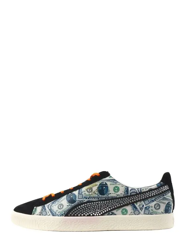 PUMA Mita X Clyde "$1000 Bill" Sneakers - Black