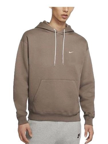 Nike Logo Embroidered Fleece Lined Pullover Hoodie - Multi-color