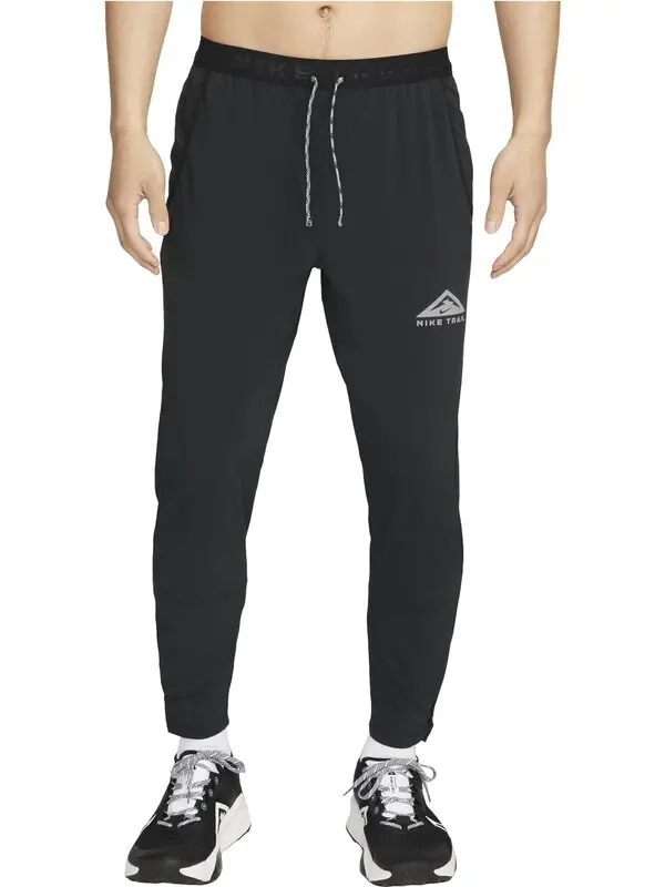 Nike Dri-fit Trail-running Trousers Asia Sizing - Black