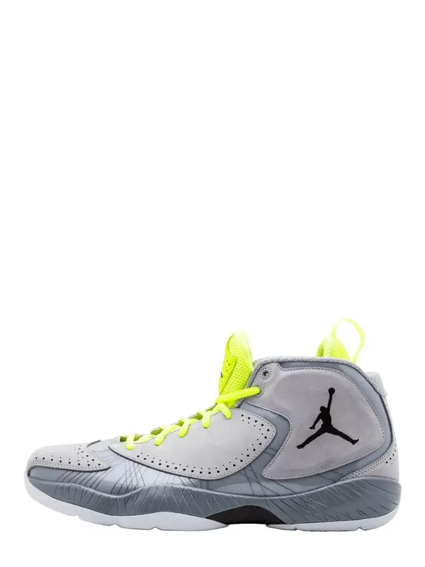 JORDAN 2012 Deluxe High Top Sneakers - Wolf Grey/black-silver Ice-wht