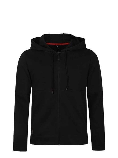 Adidas Athleisure Zip-up Hooded Track Jacket - Black