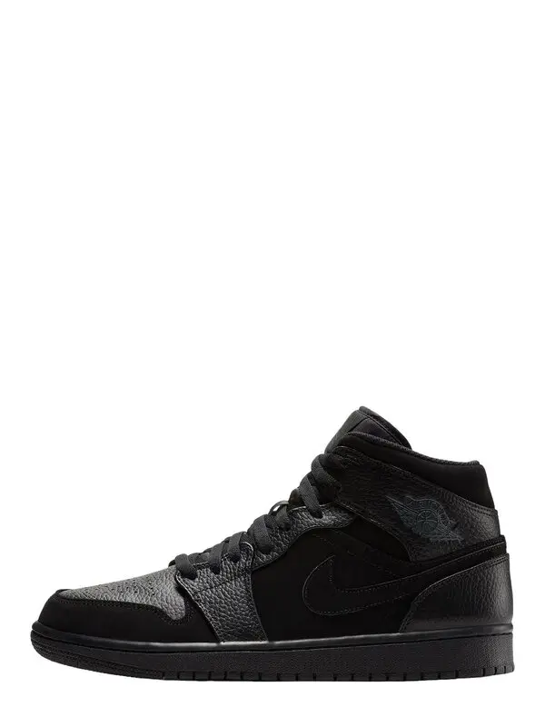 JORDAN 1 Retro Mid Sneakers - Black