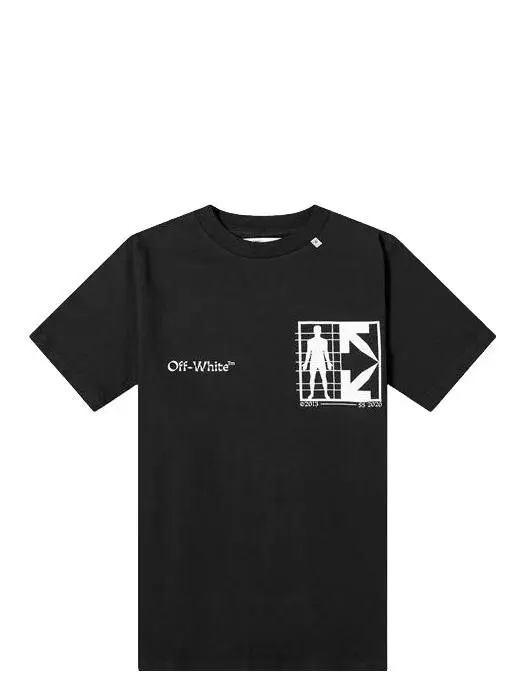 Off-White Half Arrow Short Sleeve Tee - Black