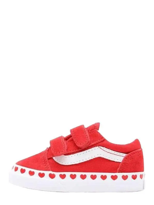 VANS Old Skool Heart Detail Sneakers - Red