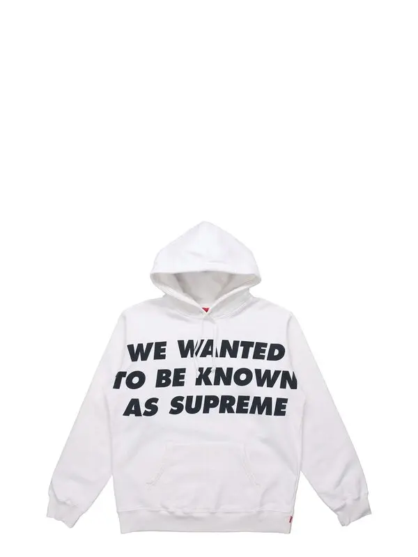 Supreme Known As Hooded Sweatshirt - White