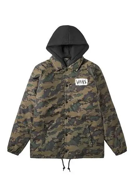 VANS Down Feather Hooded Jacket - Camouflage