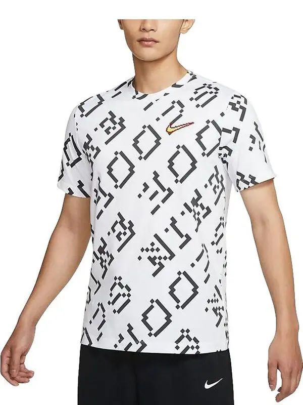 Nike Hoops Basketball Short Sleeves T Shirt - White