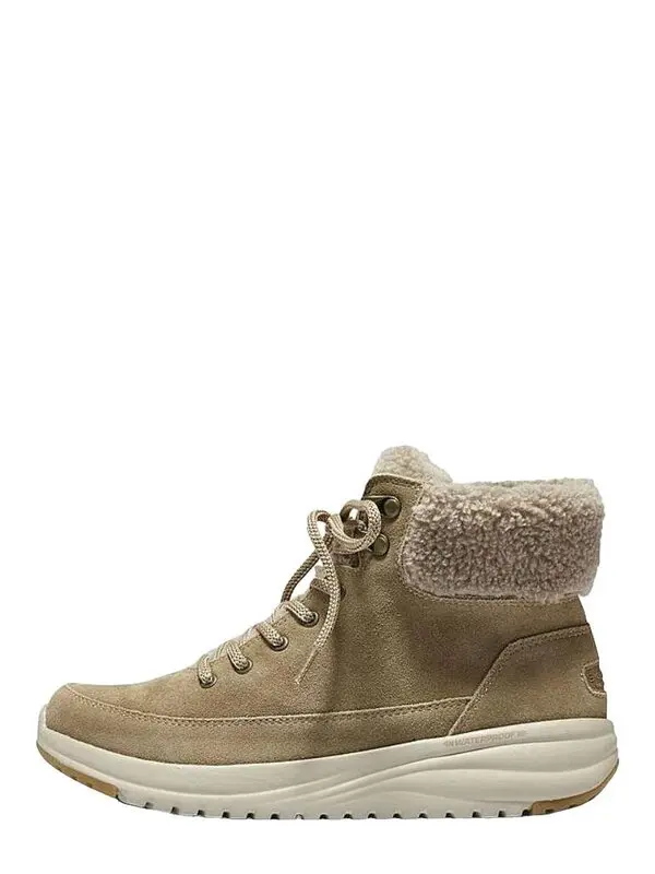 Sketchers On-the-go Stellar Ankle Boots - Tan