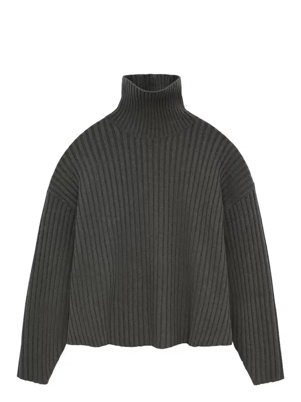 Fear Of God Ss24 Ribbed Turtleneck - Black/ink