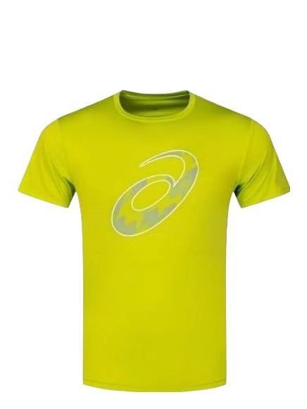 Asics Short Sleeve Running Top - Lime Zest