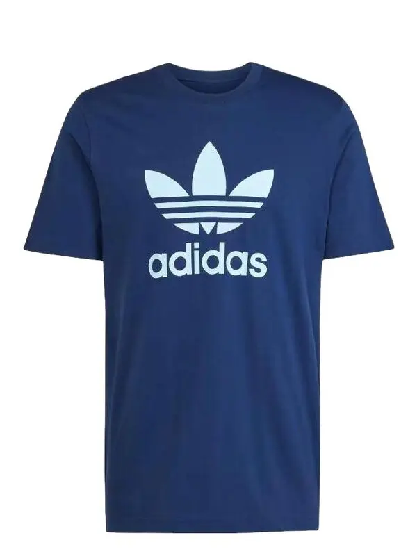 Adidas Adicolor Trefoil T-shirt Asia Sizing 'navy - Navy/blue