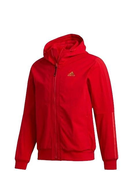 Adidas Cny Tt Casual Sports Hooded Jacket - Light Red