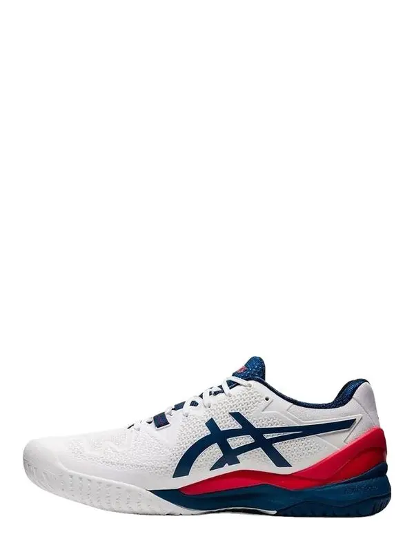 Asics Gel Resolution 8 Athletic Sneakers - Blue/white