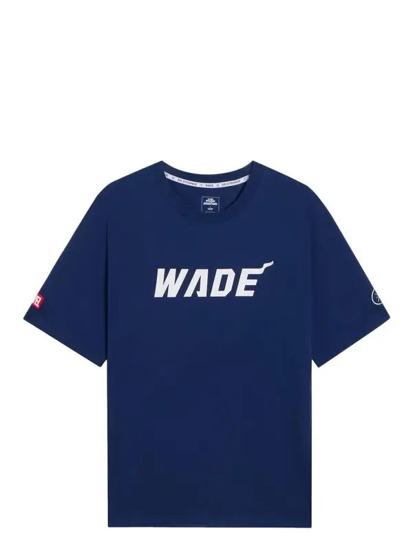LI-NING X Marvel Way Of Wade Graphic T-shirt 'navy - Navy/white