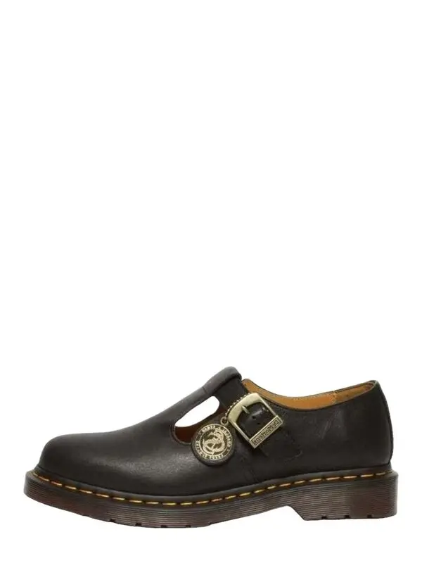 Dr. Martens T-bar Regency Leather Mary Jane Shoes - Black