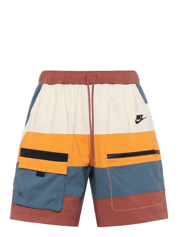 Nike Colorblocked Shorts - Red