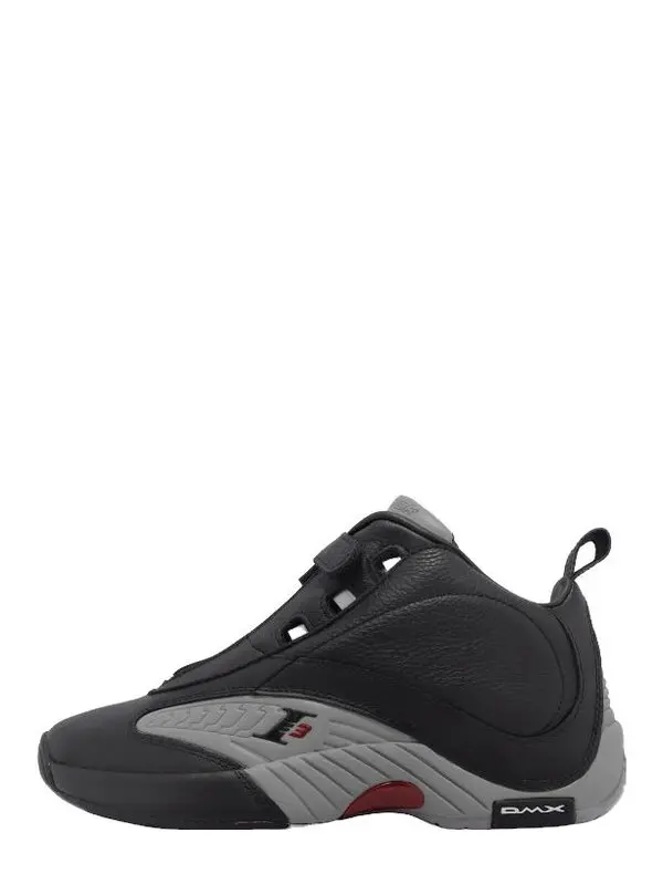 REEBOK Answer Iv High Top Sneakers - Core Black/solid Grey/flash Red