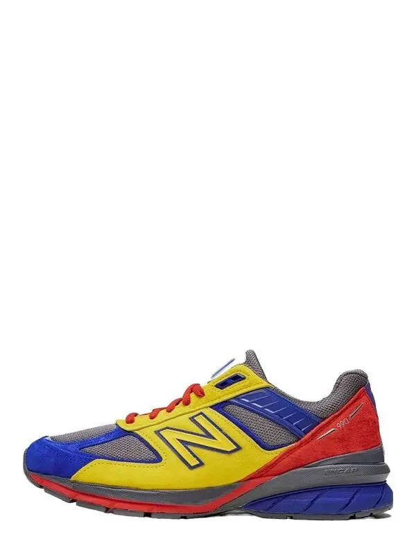 NEW BALANCE X Shoe City 990v5 "gray Yellow Blue - Gray/yellow/blue