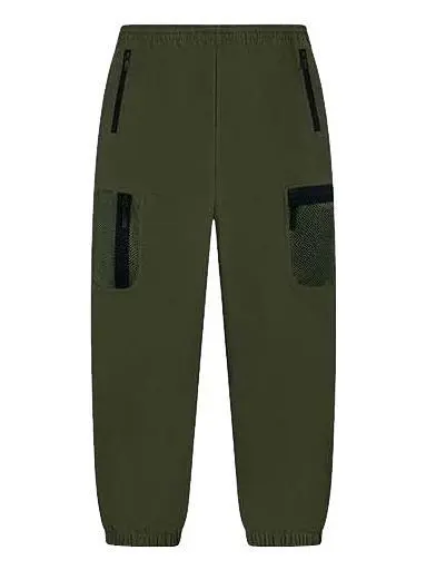 LI-NING Counterflow Logo Pocket Joggers Pants 'olive Green - Olive Green/black