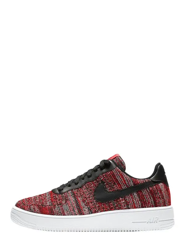 Nike Force 1 Flyknit 2.0 Sneakers - Black/red