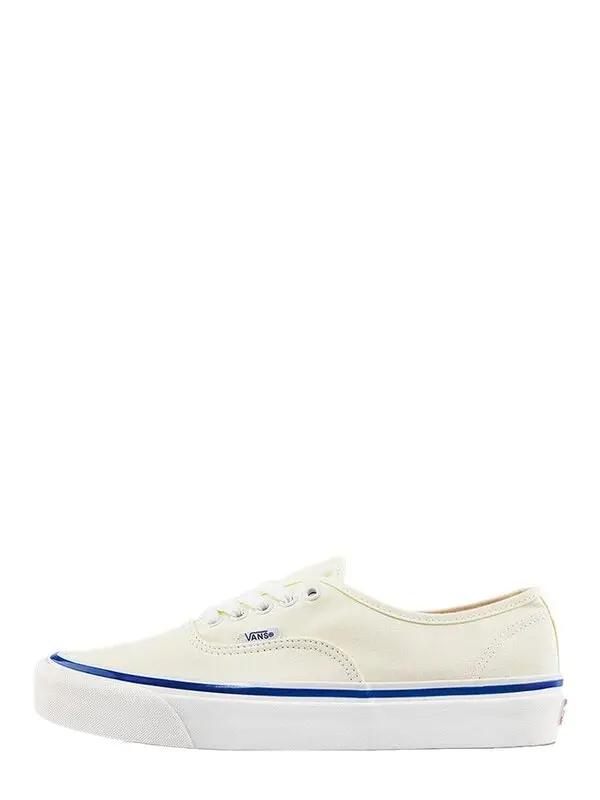 VANS Authentic 44 Deck Dx Retro Casual Skateboarding Shoes - White/blue