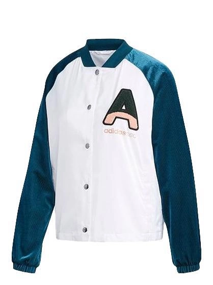 Adidas Neo Letter Printing Jacket - White