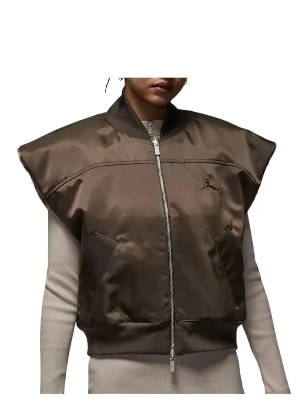 JORDAN Flight Reversible Vest - Baroque Brown/british Khaki