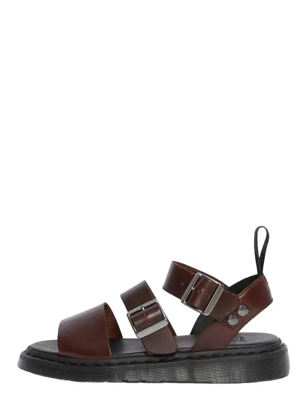 Dr. Martens Gryphon Brando Gladiator Sandals - Dark Brown