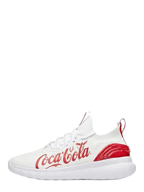 ANTA X Coca Cola Athletic Sneakers - White/red
