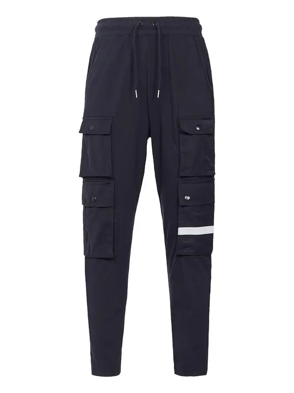 Nike Cargo Pocket Knit Sports Long Pants Asia Sizing - Black