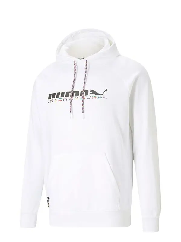 PUMA International Graphic Hoodie - White/grey