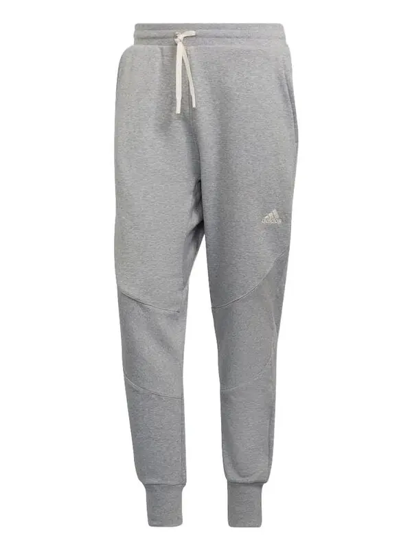 Adidas Solid Color Loose Casual Breathable Sports Pants/trousers/joggers Gray - Default Color