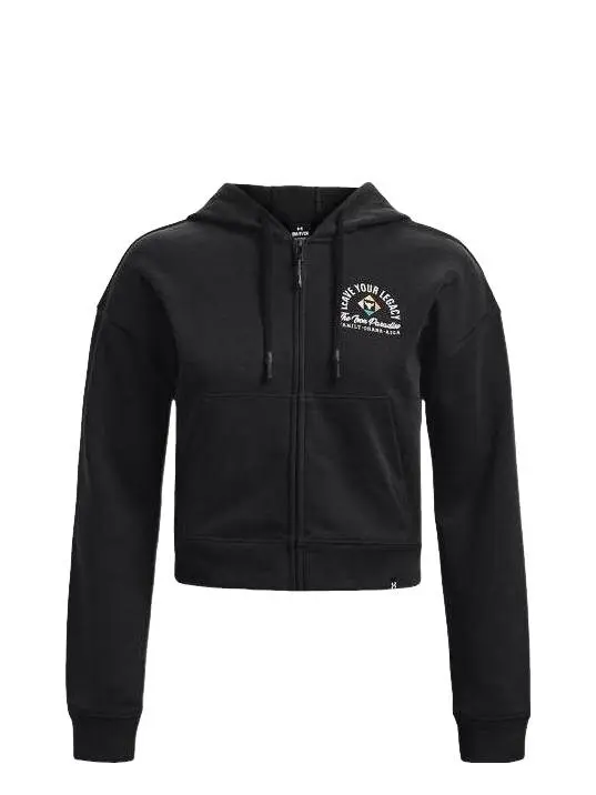 Under Armour Project Rock Heavyweight Terry Full-zip Jacket - Black