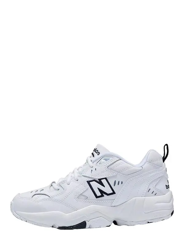 NEW BALANCE 608v1 Lace Up Sneakers - White/blue