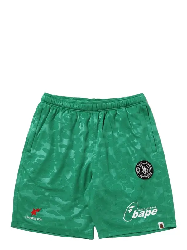 A BATHING APE Soccer Game Shorts - Green