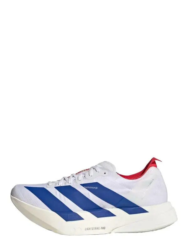 Adidas Adizero Adios Pro 4 Sneakers - Cloud White/royal Blue/pure Ruby