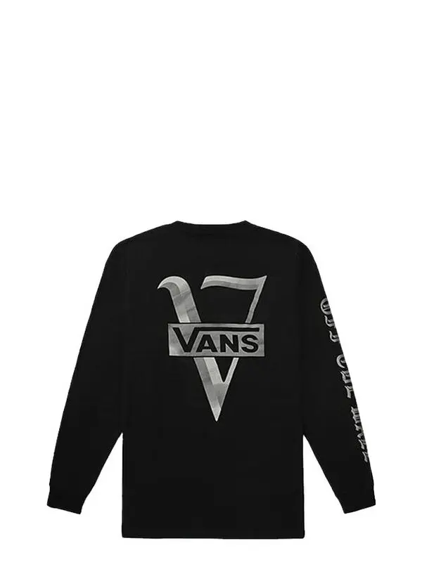 VANS Long Sleeve Printed T-shirt - Black