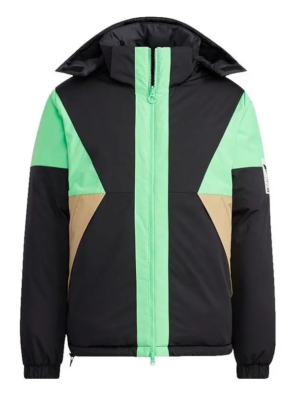 Adidas Originals Reversible Hooded Down Jacket - Black