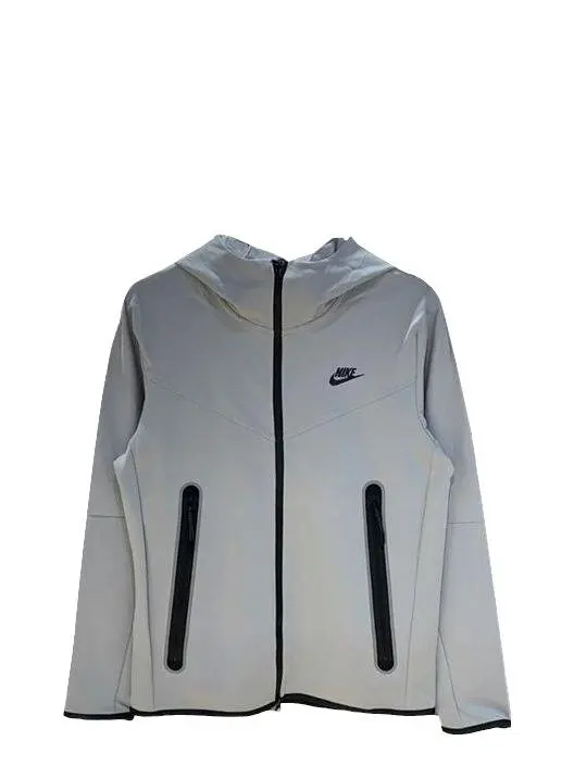 Nike Hooded Breathable Windproof Jacket - Silver