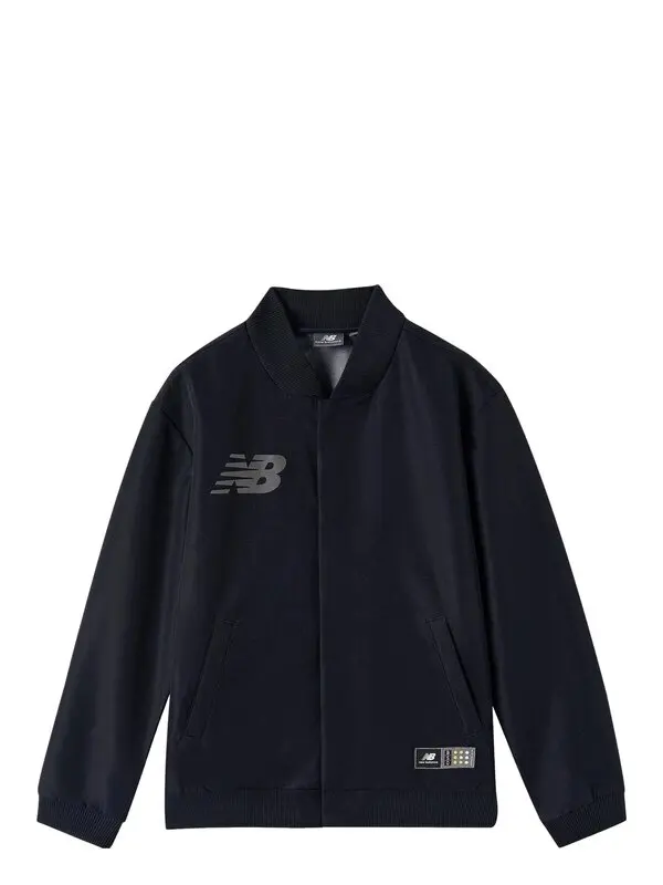 NEW BALANCE Logo Teamwear Jacket - Black/white
